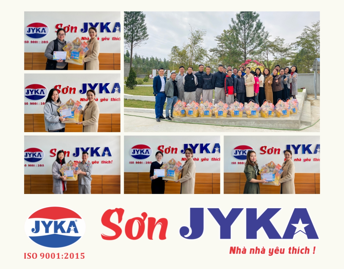 SƠN JYKA trao quà tết cho CBCNV của Công ty